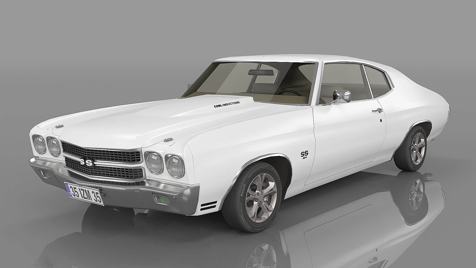 1970 Chevrolet Chevelle SS - 3D Model by msasdt