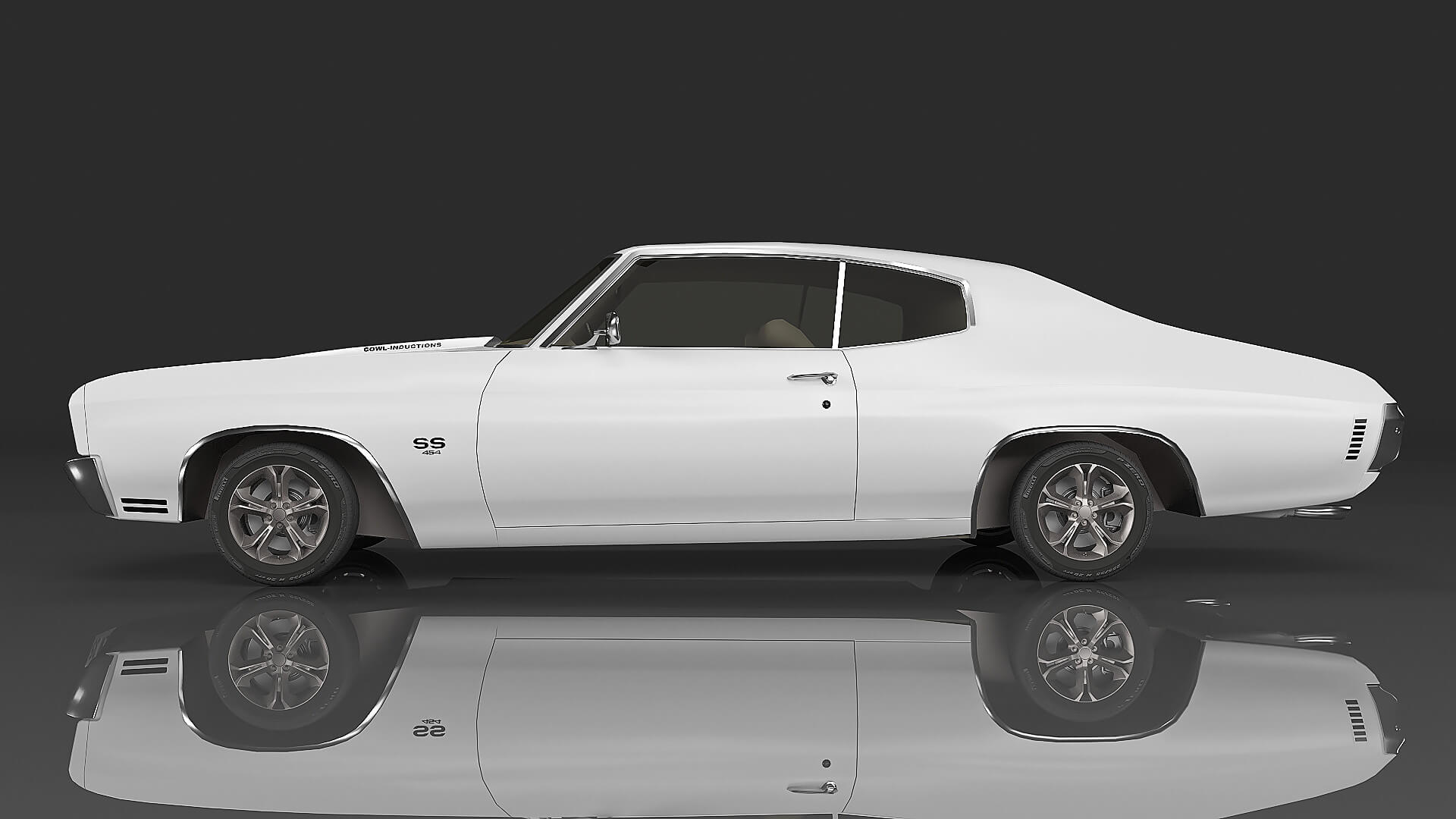 1970 Chevrolet Chevelle SS - 3D Model by msasdt