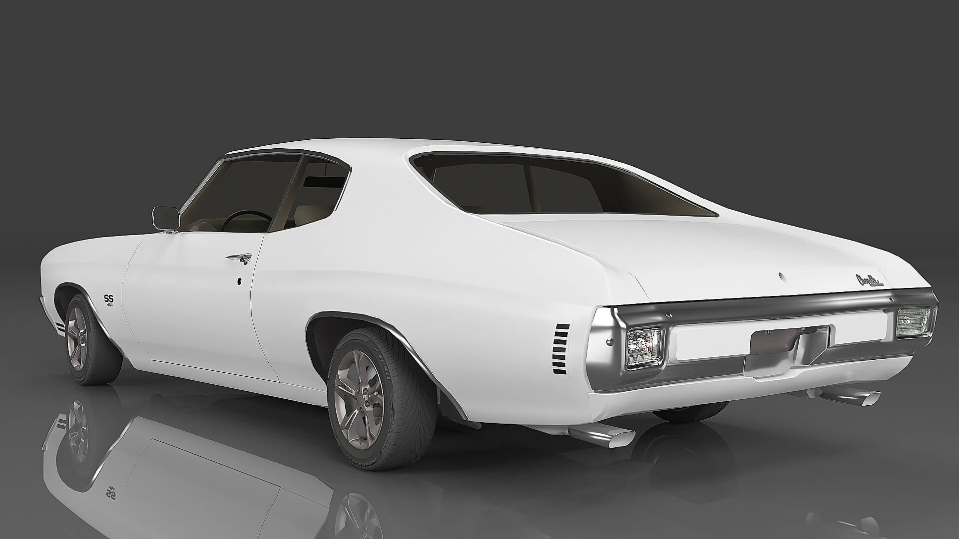 1970 Chevrolet Chevelle SS - 3D Model by msasdt