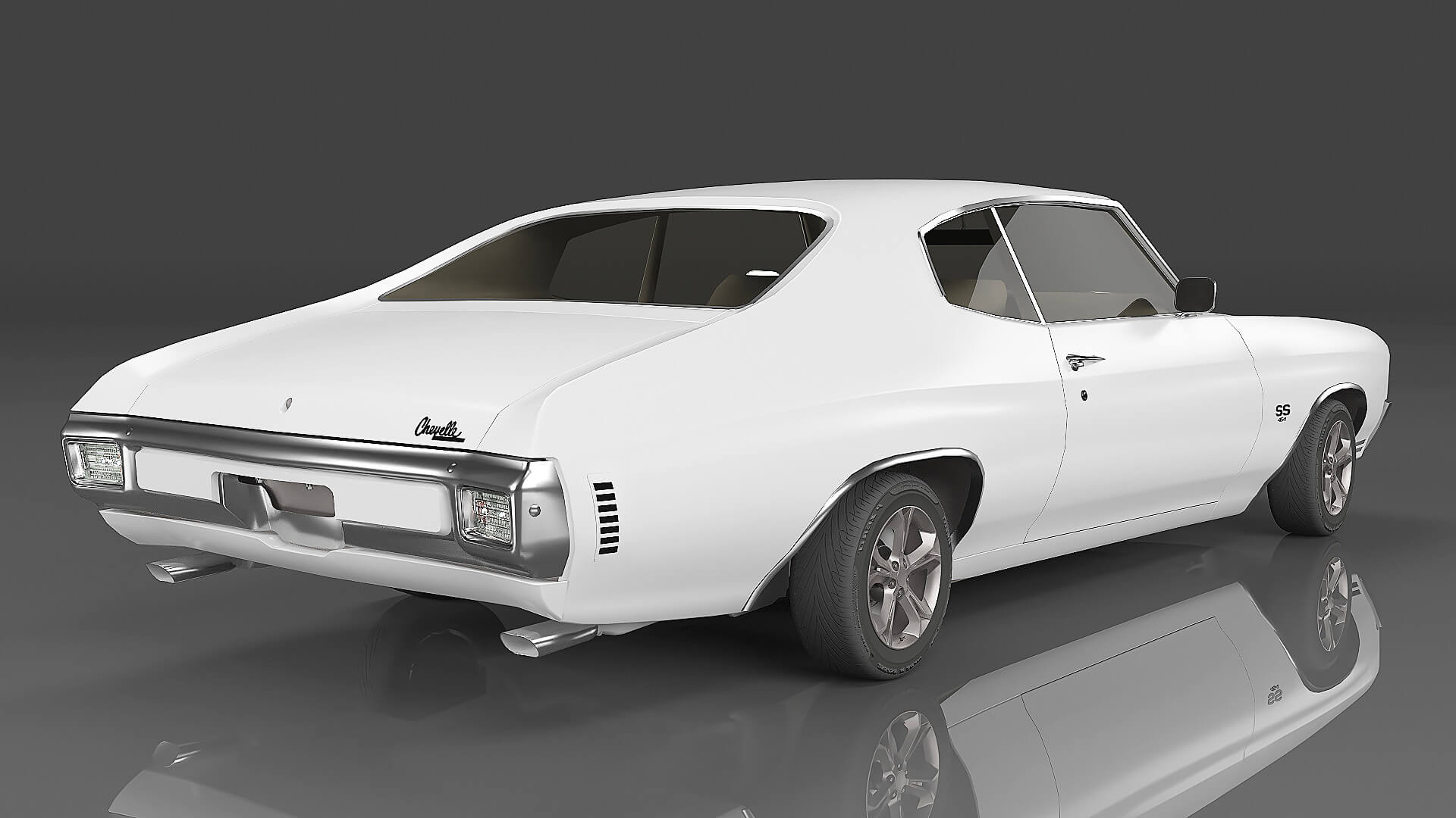 1970 Chevrolet Chevelle SS - 3D Model by msasdt