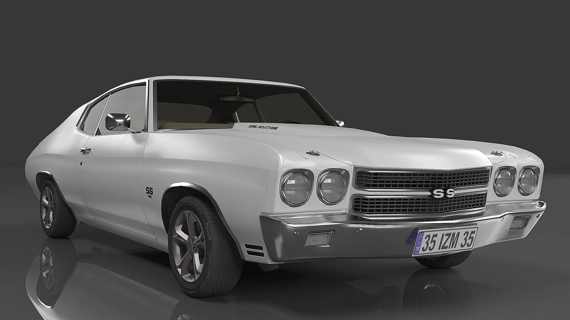 1970 Chevrolet Chevelle SS - 3D Model by msasdt