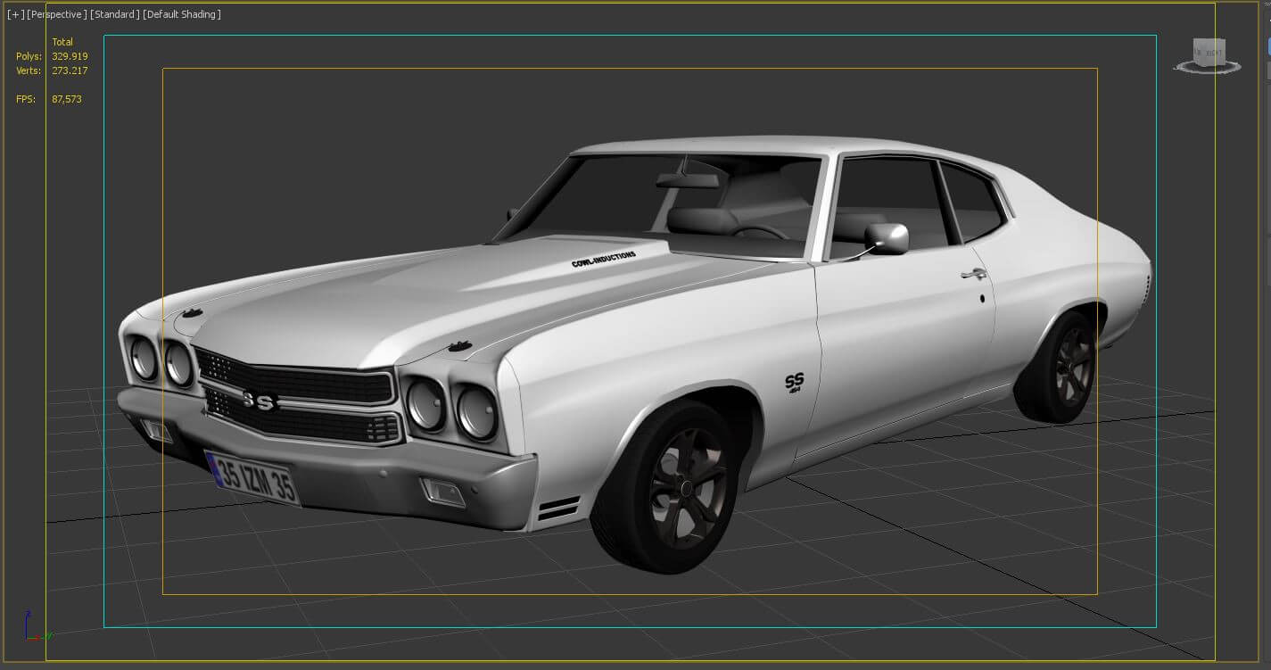 1970 Chevrolet Chevelle SS - 3D Model by msasdt