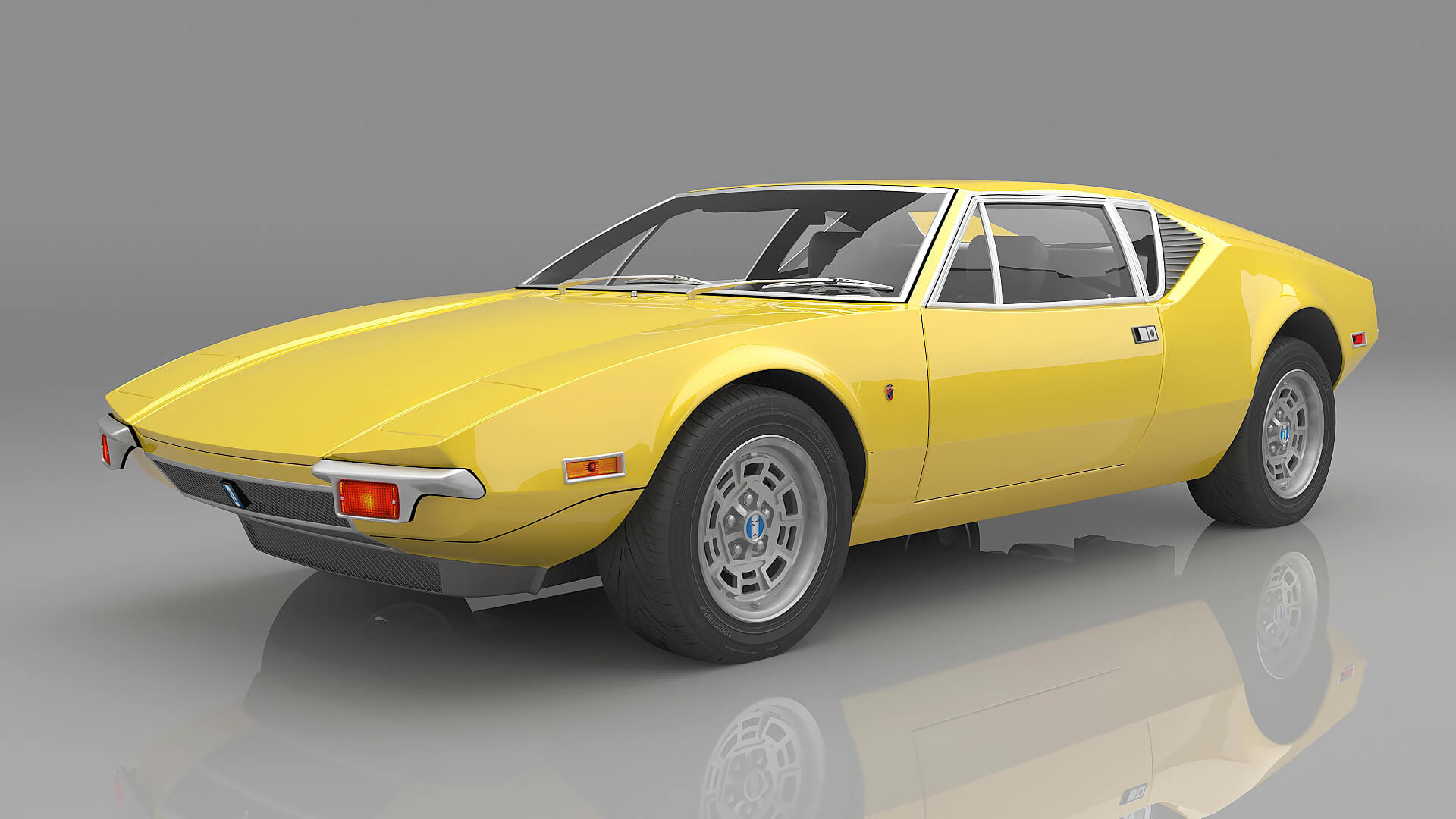 1971 De Tomaso Pantera - 3D Model by msasdt