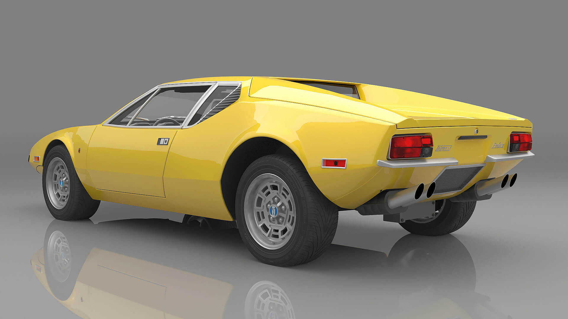 1971 De Tomaso Pantera - 3D Model by msasdt