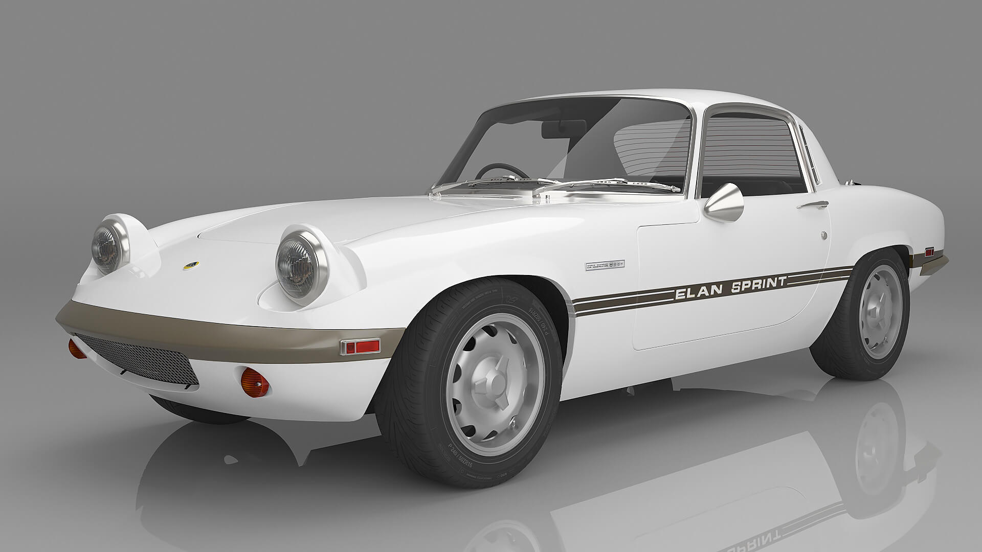 1971 Lotus Elan Sprint - 3D Model by msasdt