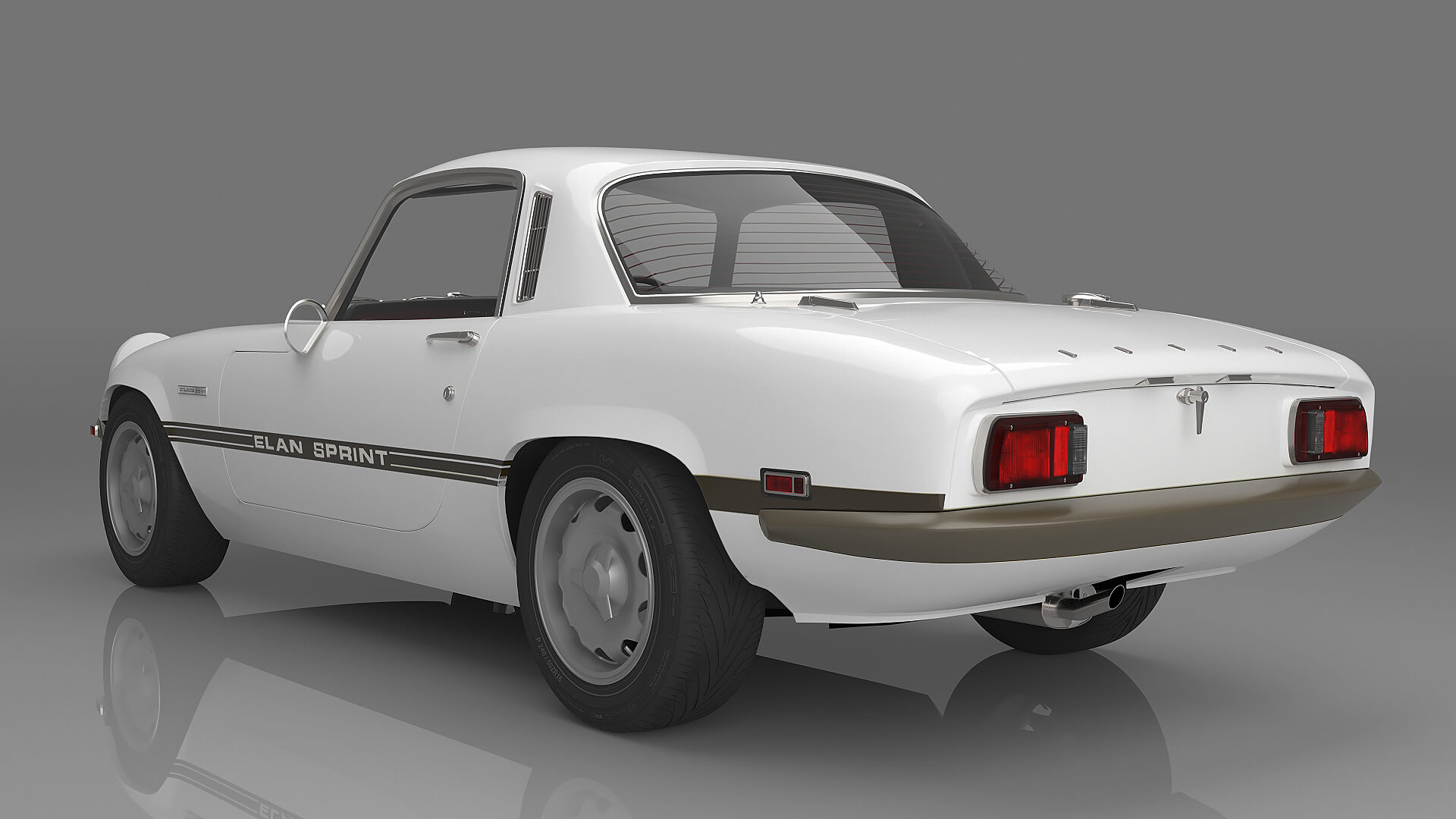 1971 Lotus Elan Sprint - 3D Model by msasdt