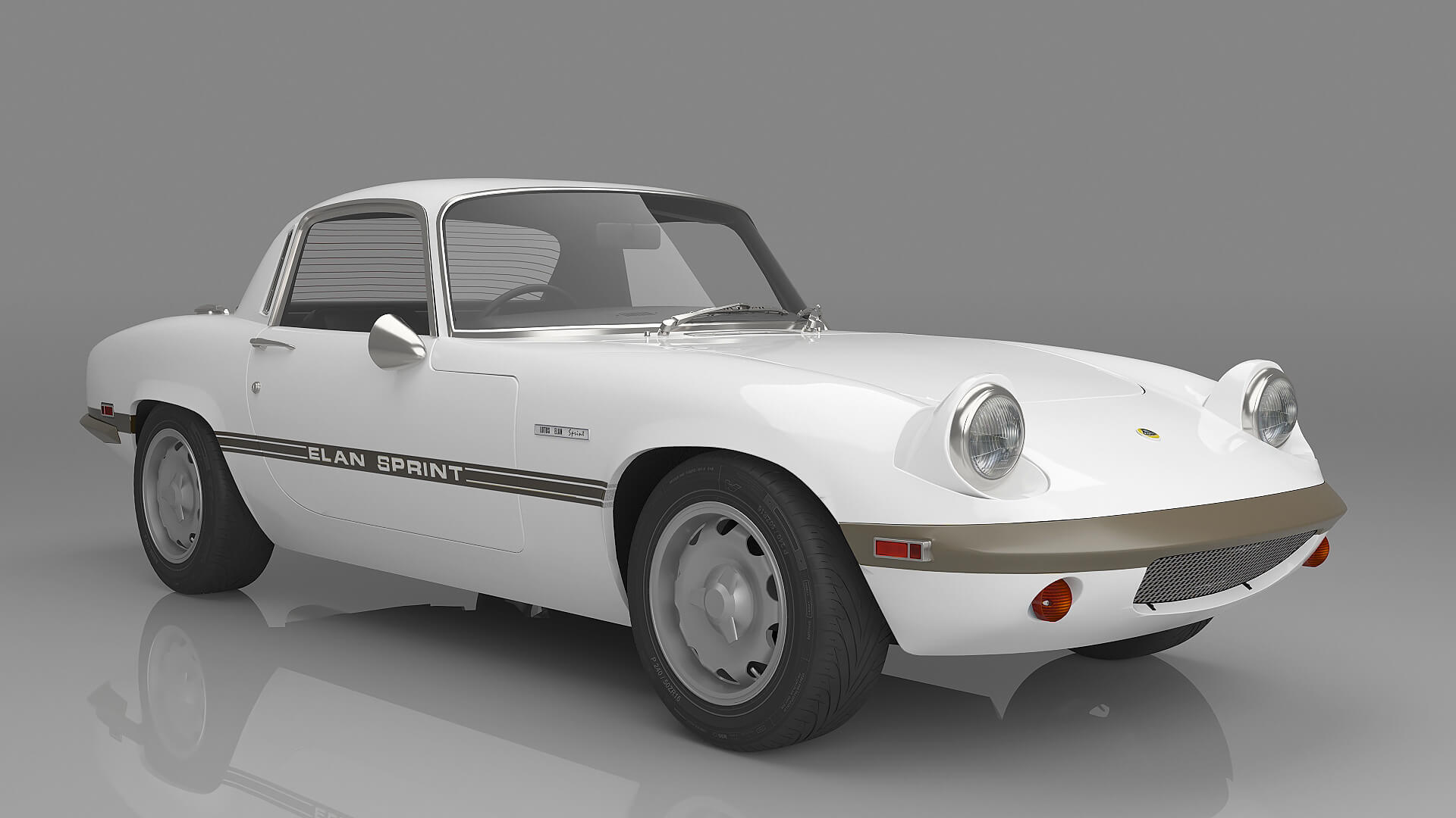1971 Lotus Elan Sprint - 3D Model by msasdt