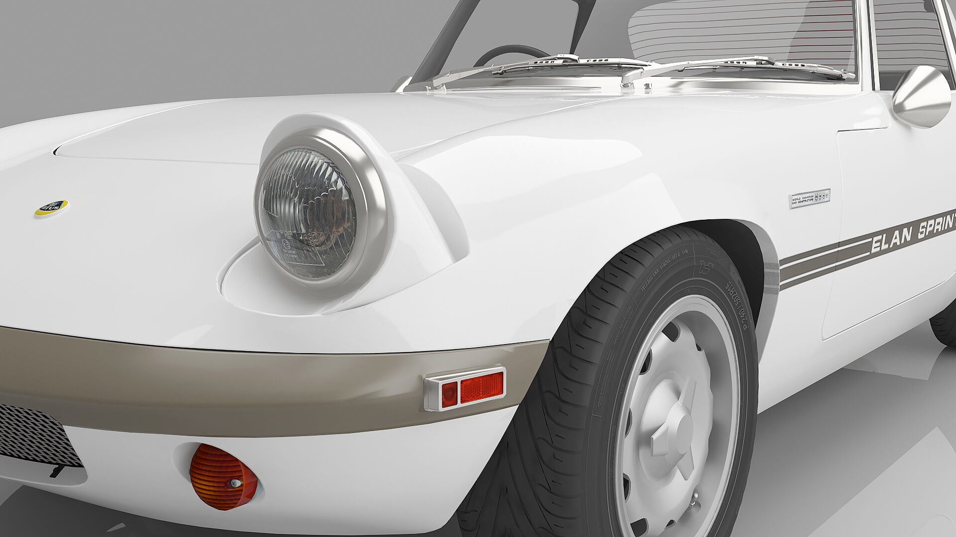 1971 Lotus Elan Sprint - 3D Model by msasdt