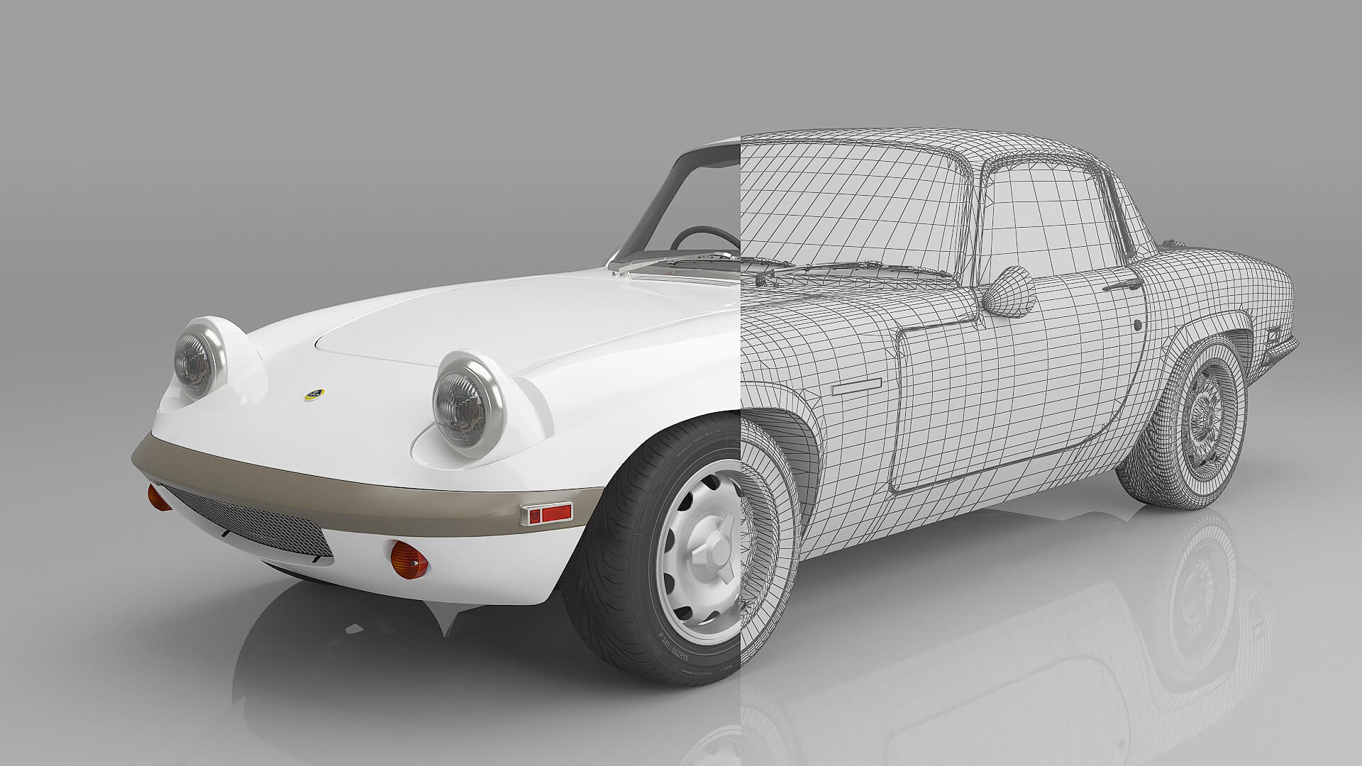 1971 Lotus Elan Sprint - 3D Model by msasdt