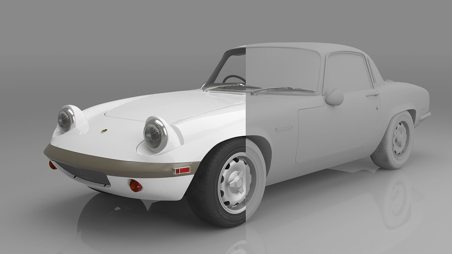 1971 Lotus Elan Sprint - 3D Model by msasdt