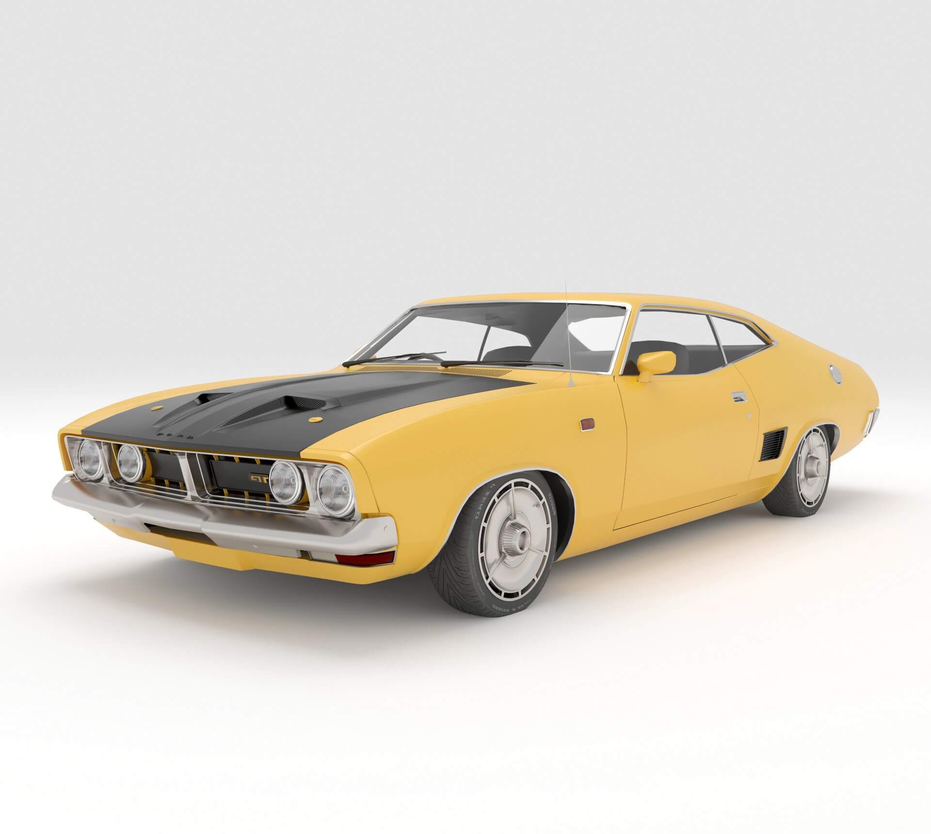 1973 Ford Falcon GT - 3D Model by msasdt