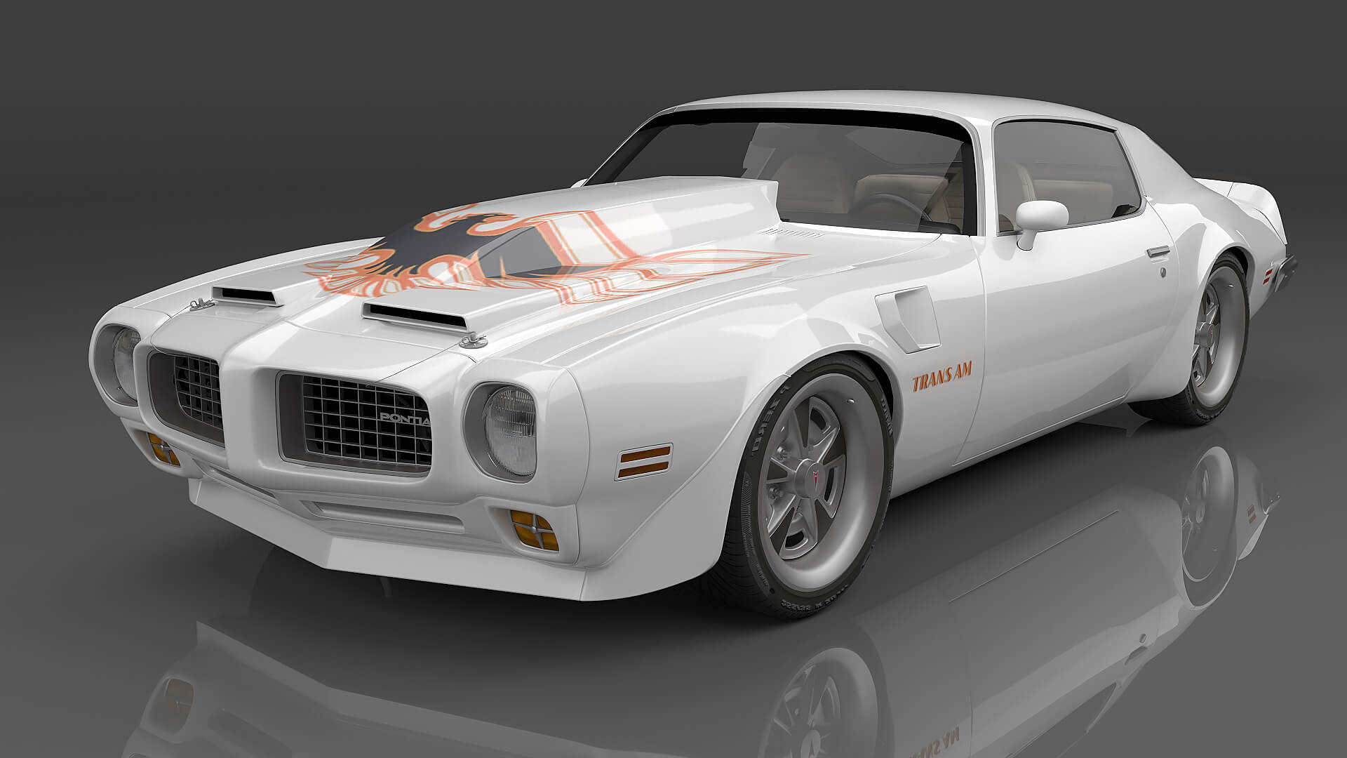 1973 Pontiac Firebird Trans Am - 3D Model by msasdt