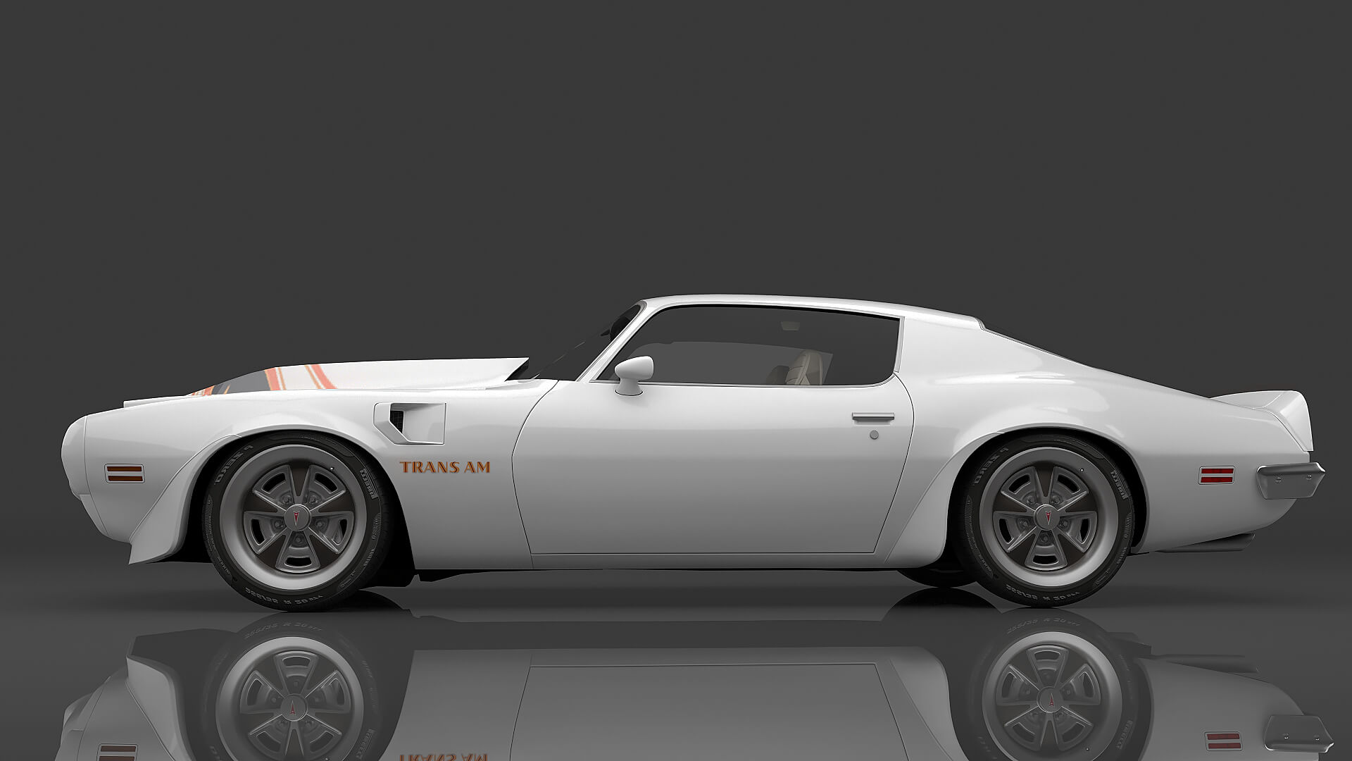 1973 Pontiac Firebird Trans Am - 3D Model by msasdt