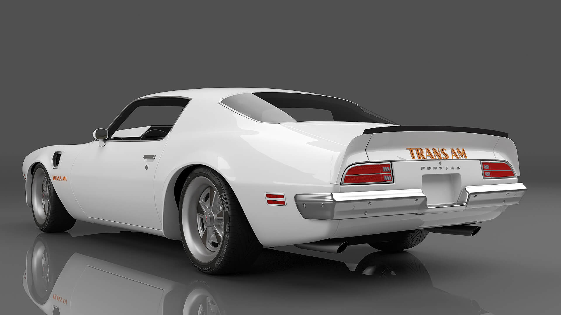 1973 Pontiac Firebird Trans Am - 3D Model by msasdt