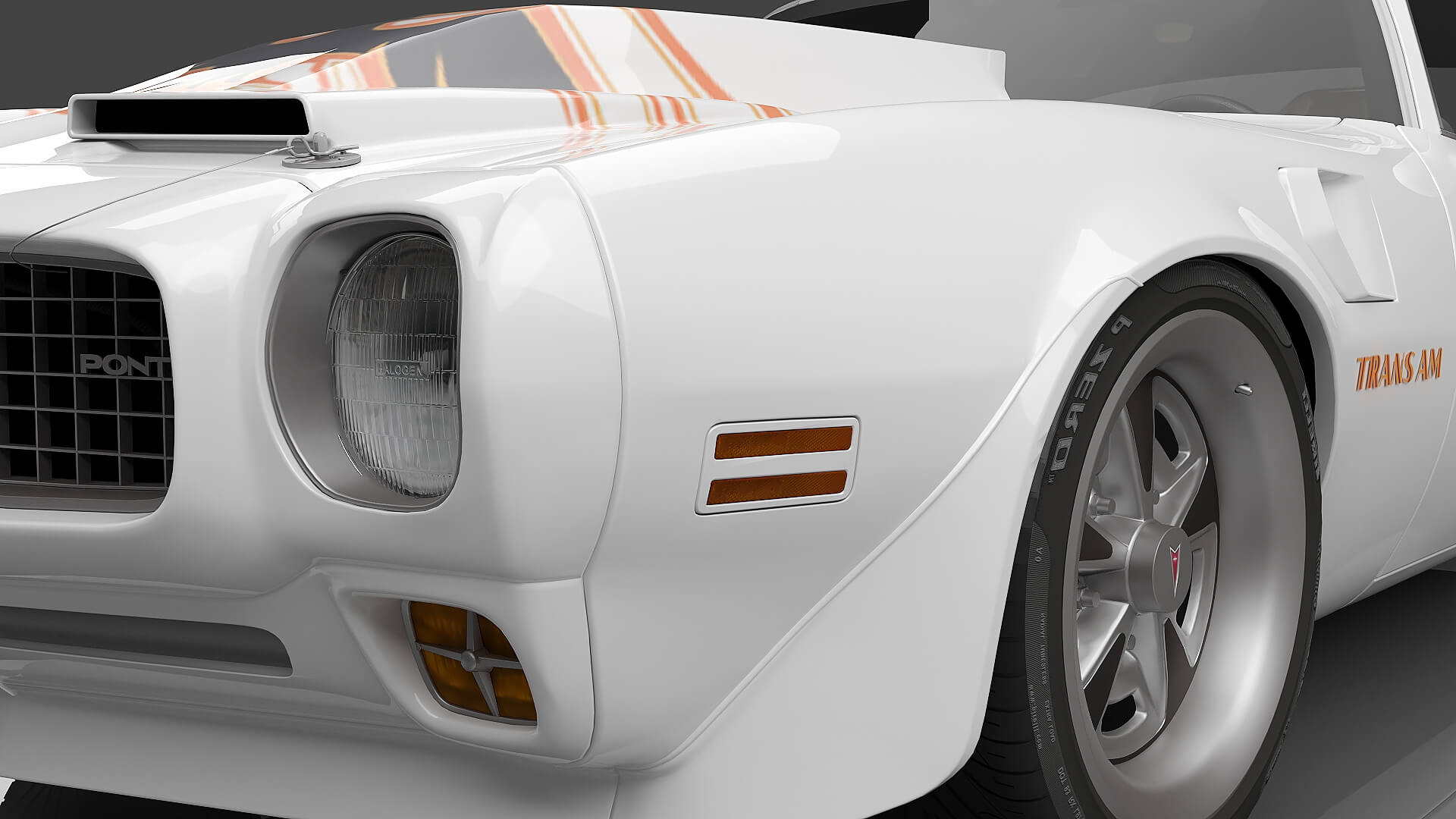 1973 Pontiac Firebird Trans Am - 3D Model by msasdt