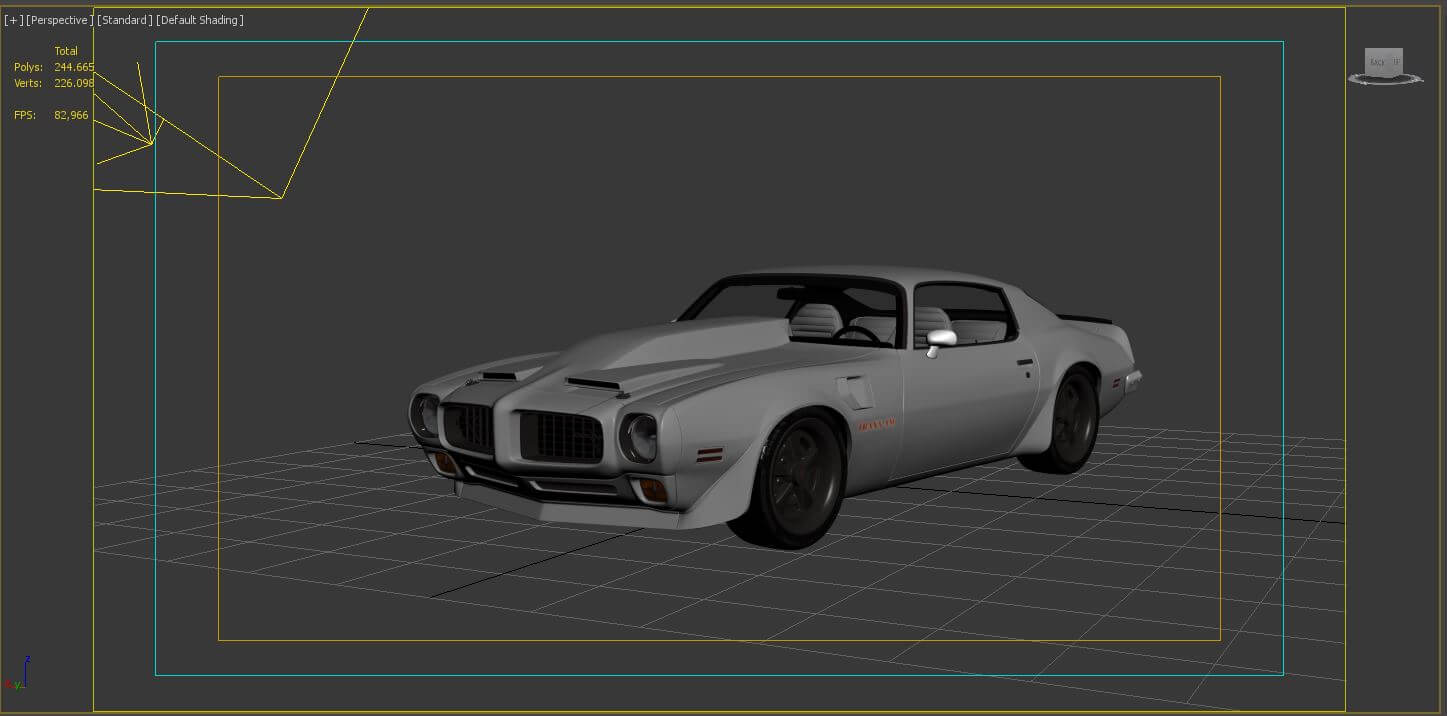1973 Pontiac Firebird Trans Am - 3D Model by msasdt