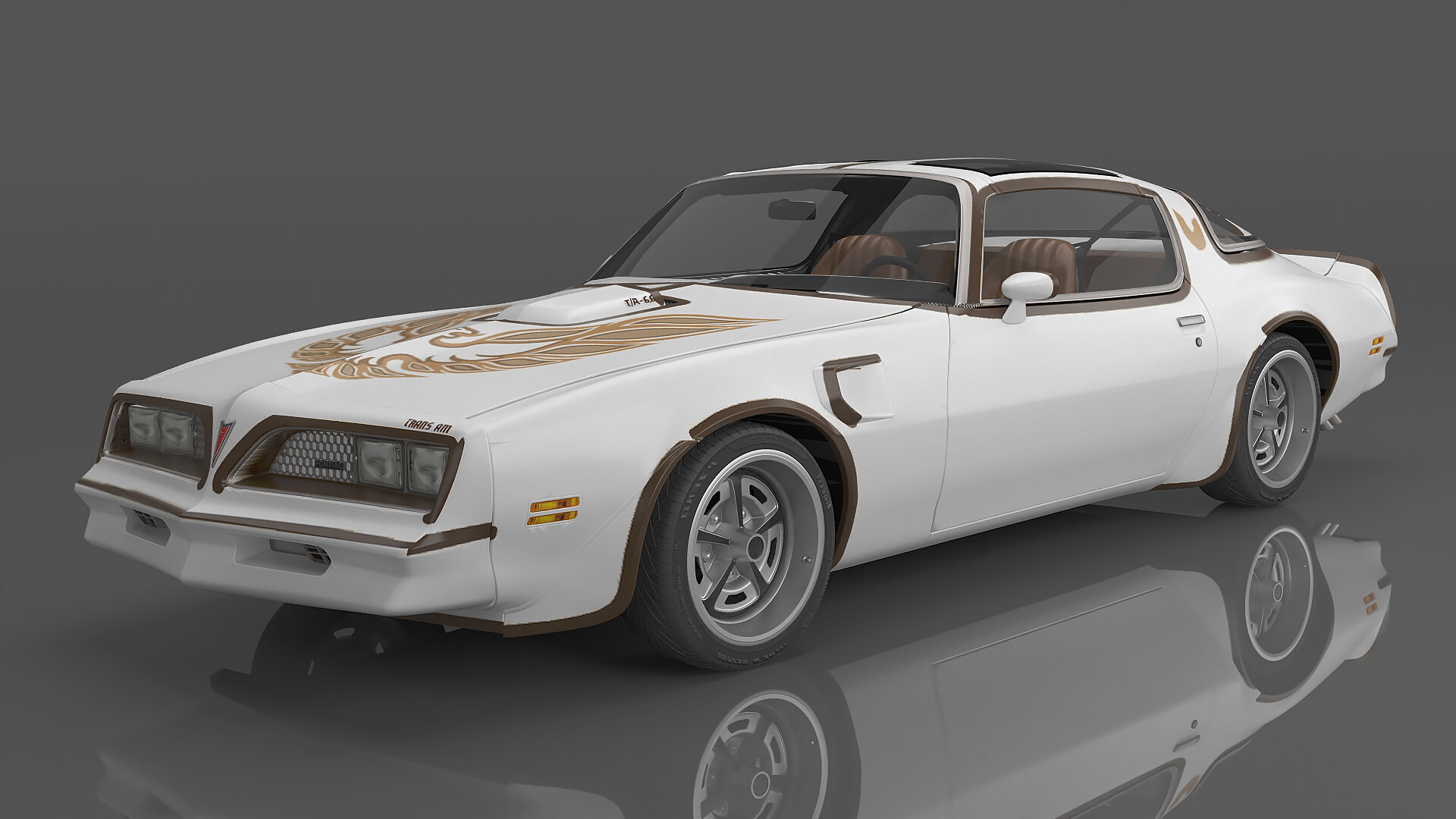 1977 Pontiac Firebird Trans Am - 3D Model by msasdt