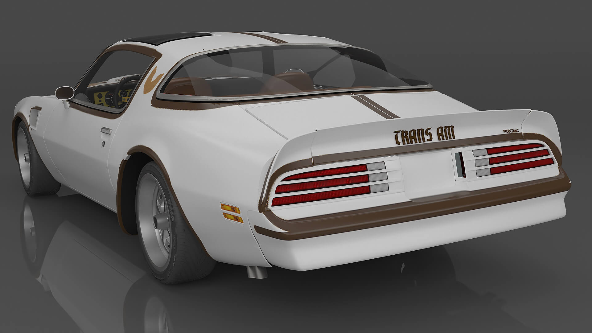 1977 Pontiac Firebird Trans Am - 3D Model by msasdt