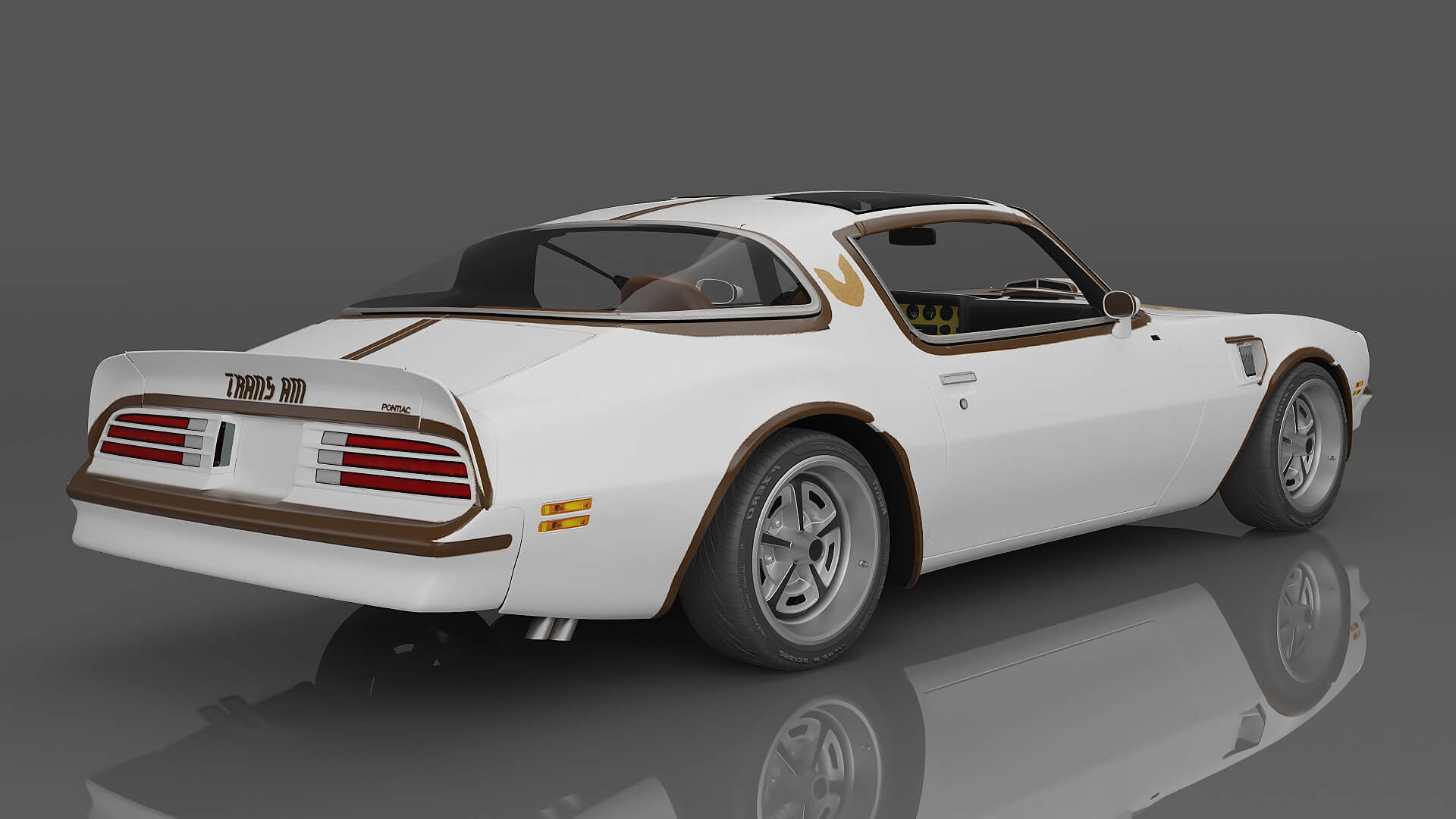 1977 Pontiac Firebird Trans Am - 3D Model by msasdt