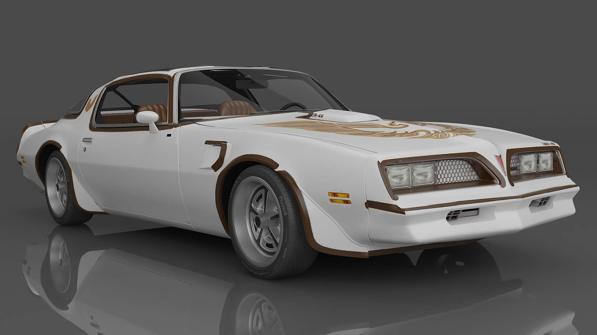 1977 Pontiac Firebird Trans Am - 3D Model by msasdt