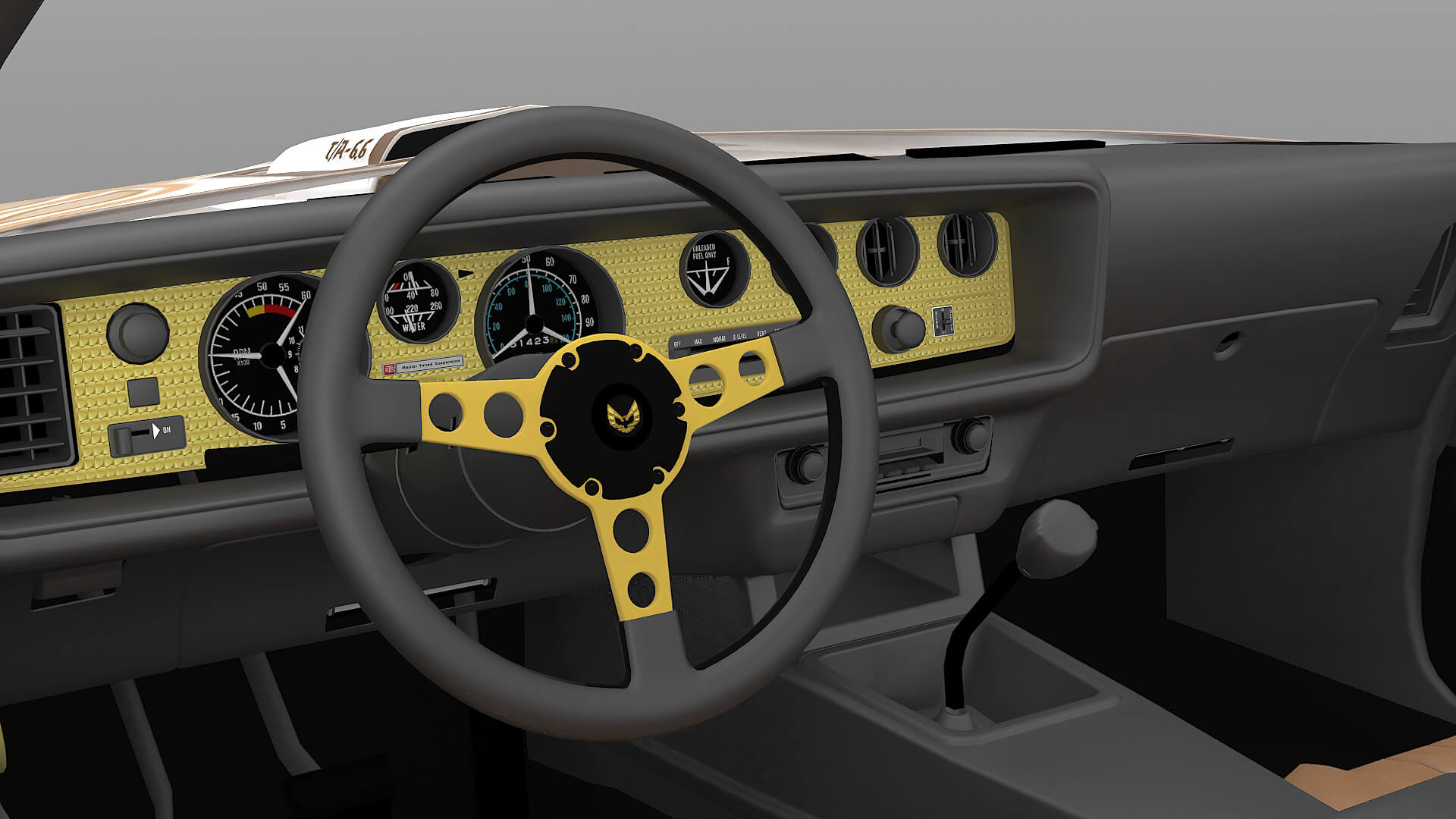 1977 Pontiac Firebird Trans Am - 3D Model by msasdt