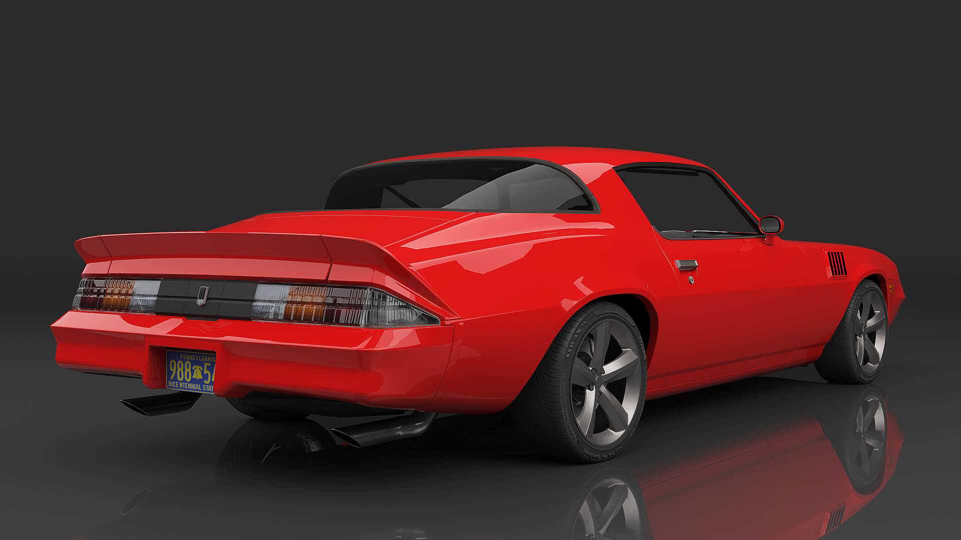 1979 Chevrolet Camaro Z28 - 3D Model by msasdt