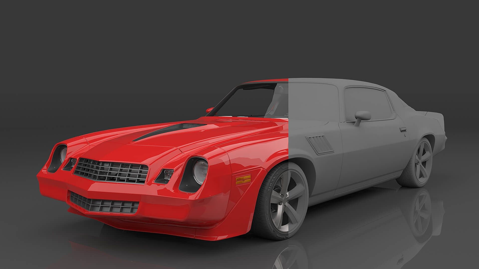 1979 Chevrolet Camaro Z28 - 3D Model by msasdt