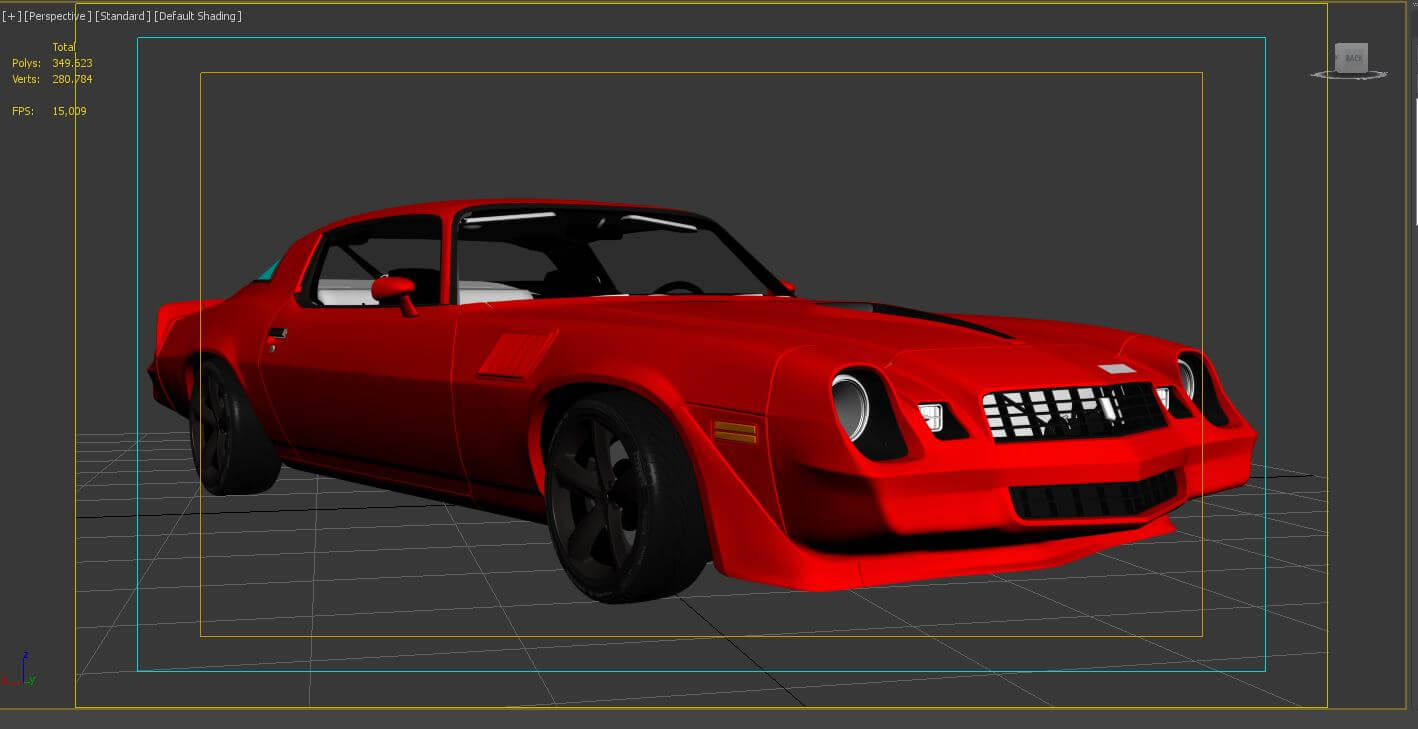 1979 Chevrolet Camaro Z28 - 3D Model by msasdt