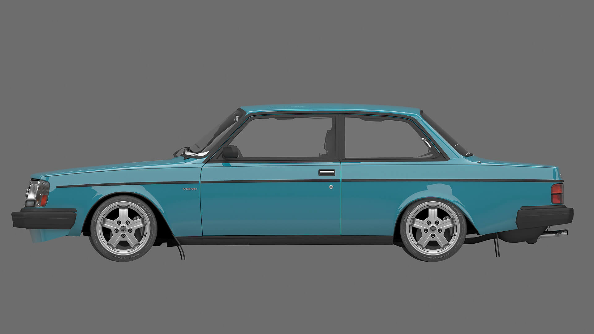 1983 Volvo 242 Turbo Evolution - 3D Model by msasdt