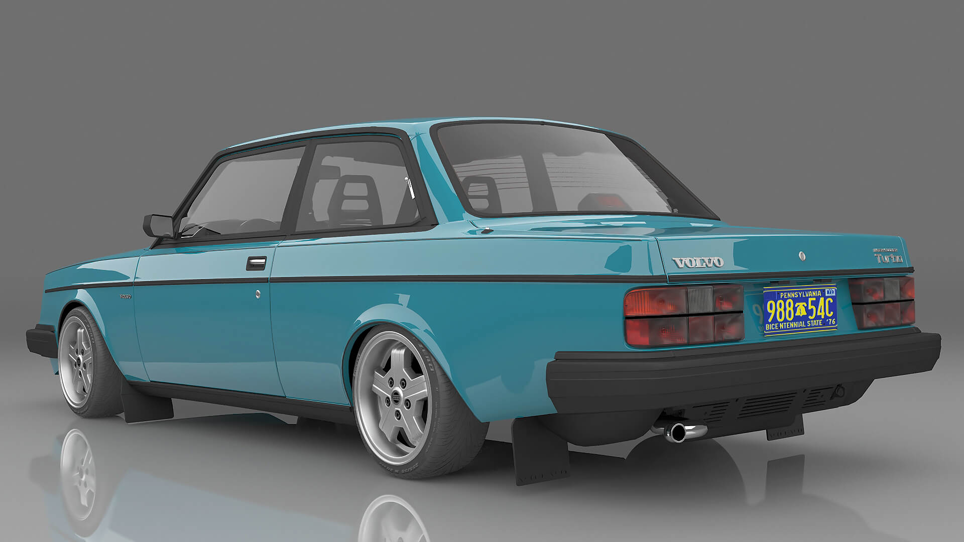 1983 Volvo 242 Turbo Evolution - 3D Model by msasdt
