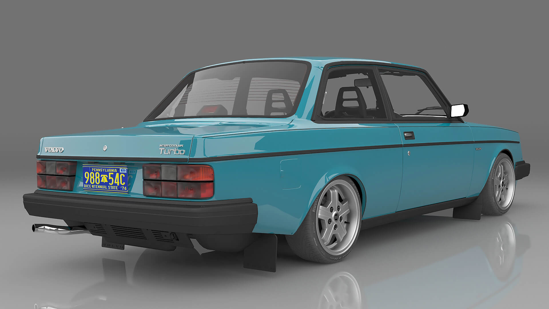 1983 Volvo 242 Turbo Evolution - 3D Model by msasdt