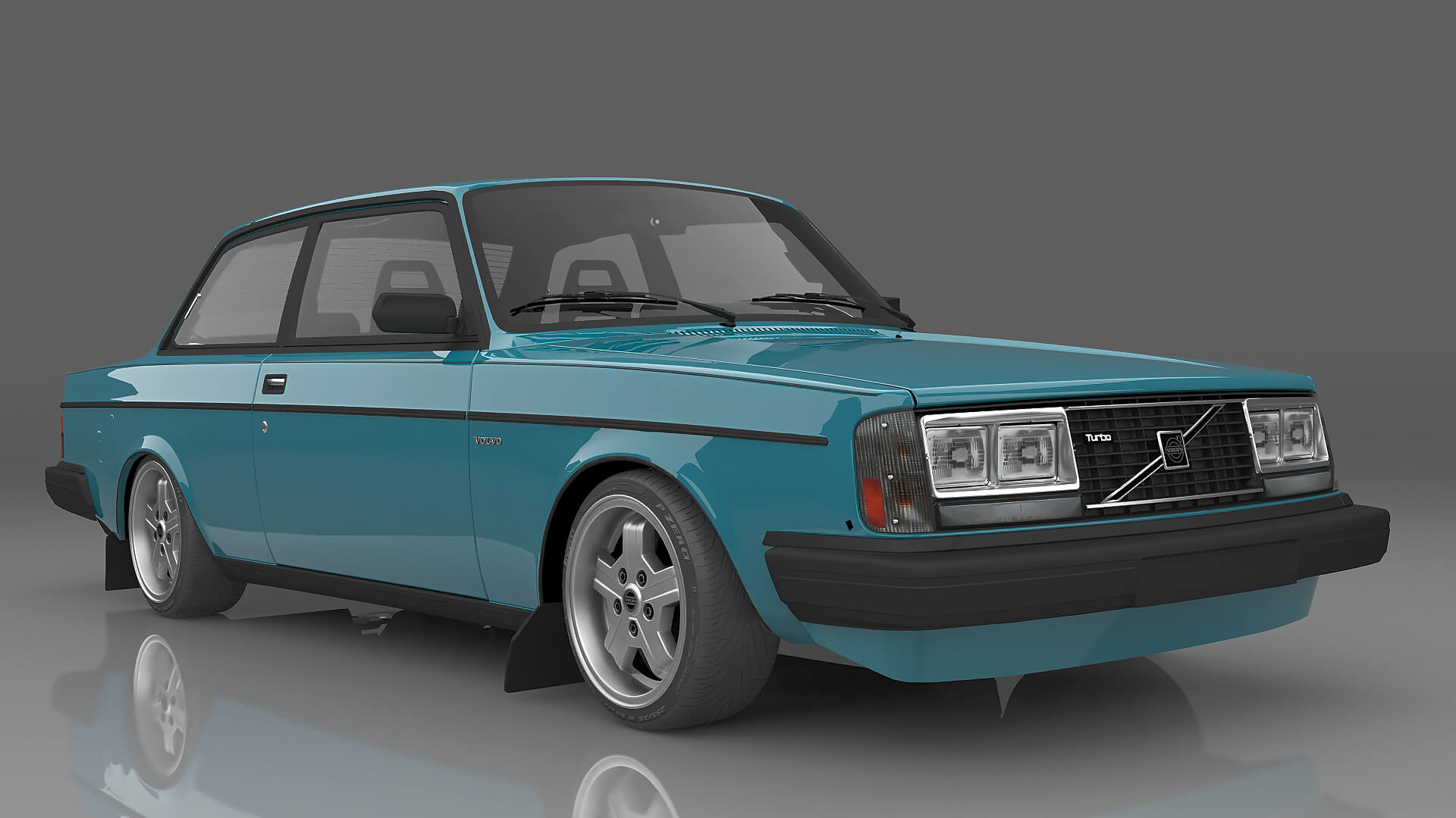 1983 Volvo 242 Turbo Evolution - 3D Model by msasdt