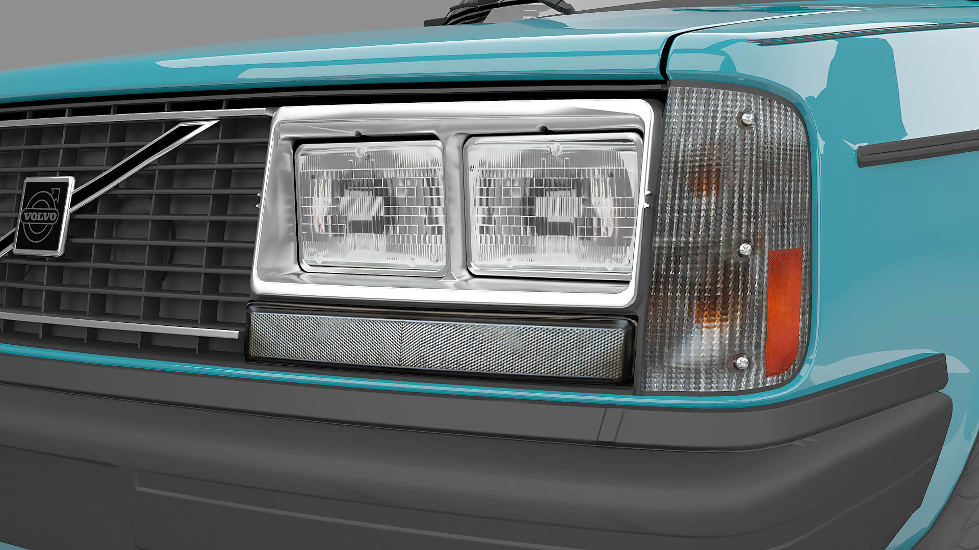 1983 Volvo 242 Turbo Evolution - 3D Model by msasdt