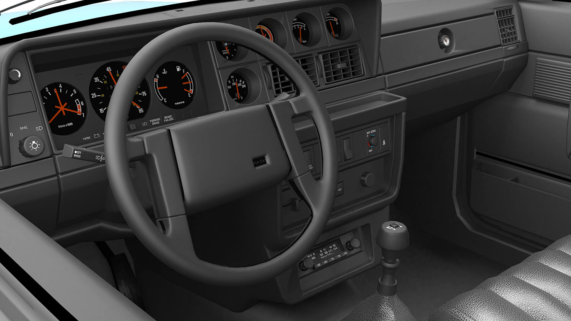 1983 Volvo 242 Turbo Evolution - 3D Model by msasdt