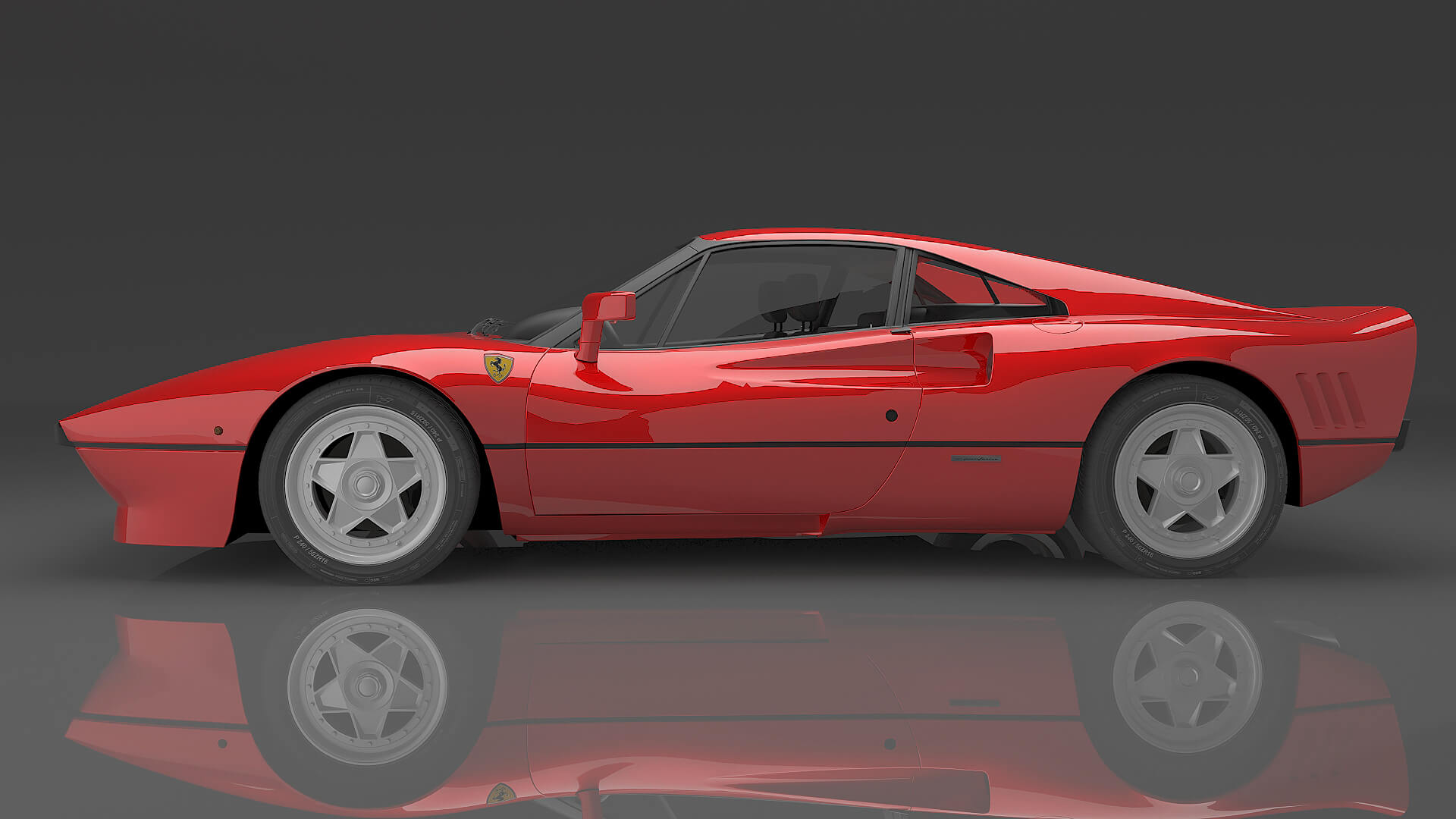 1984 Ferrari GTO - 3D Model by msasdt