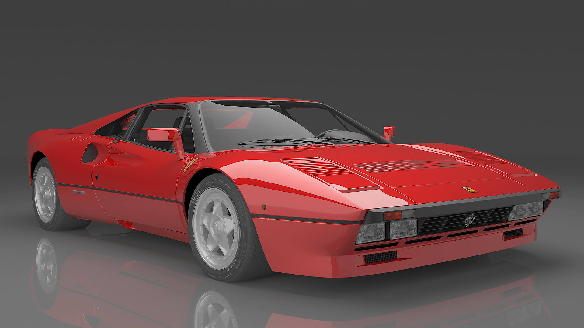 1984 Ferrari GTO - 3D Model by msasdt
