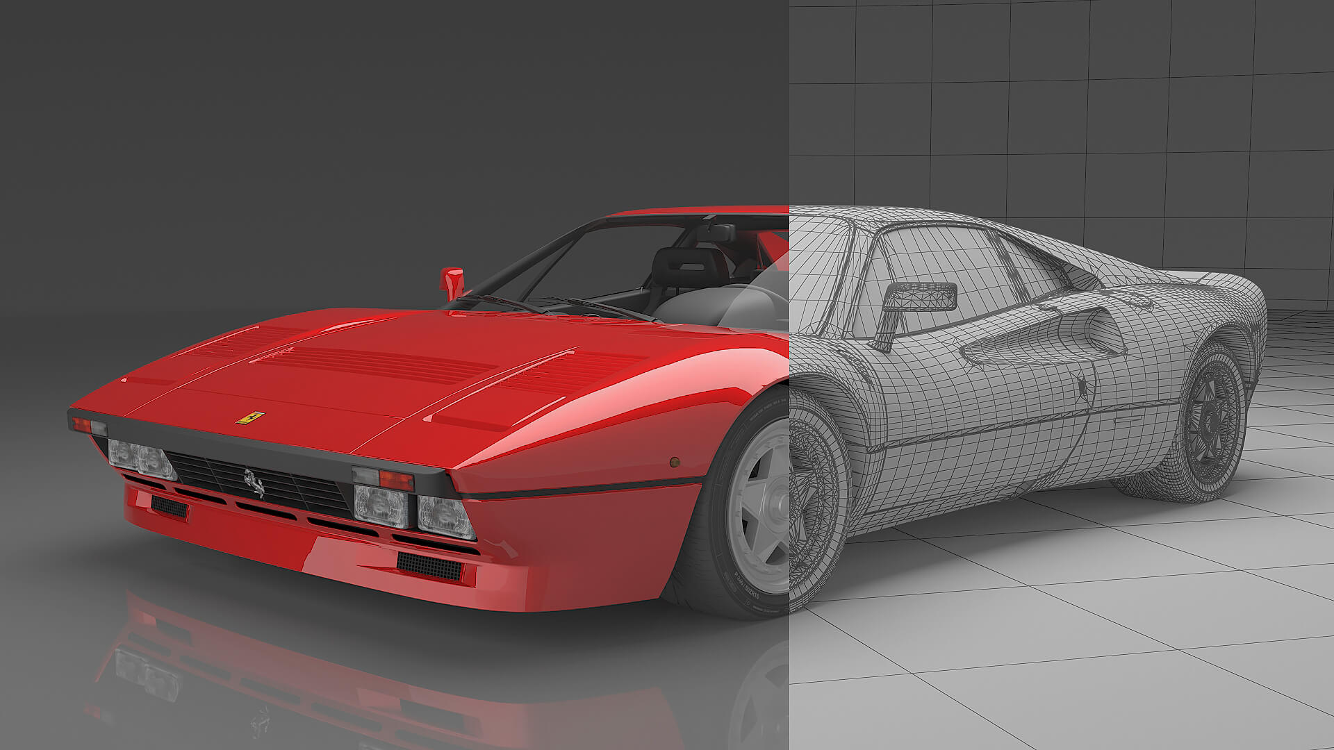 1984 Ferrari GTO - 3D Model by msasdt