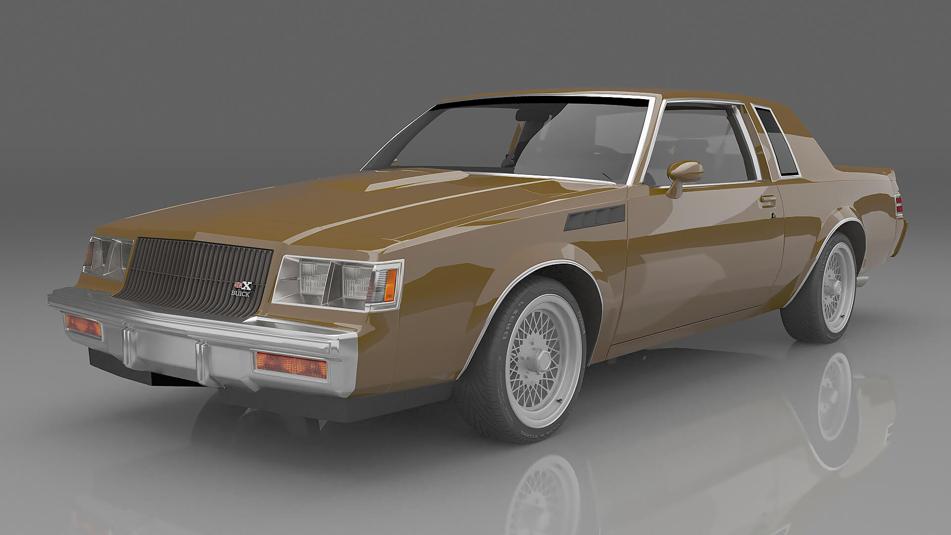 1987 Buick Regal Gnx - 3D Model by msasdt
