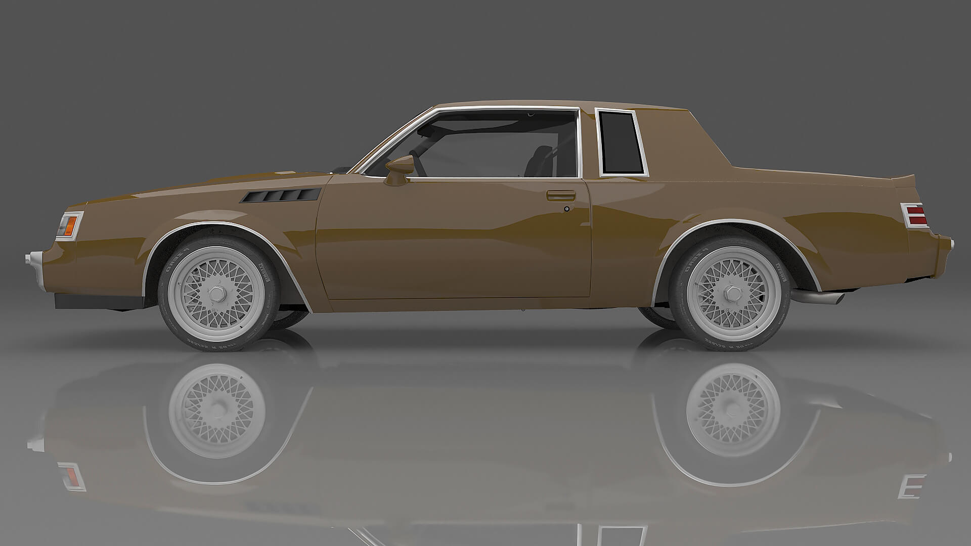 1987 Buick Regal Gnx - 3D Model by msasdt