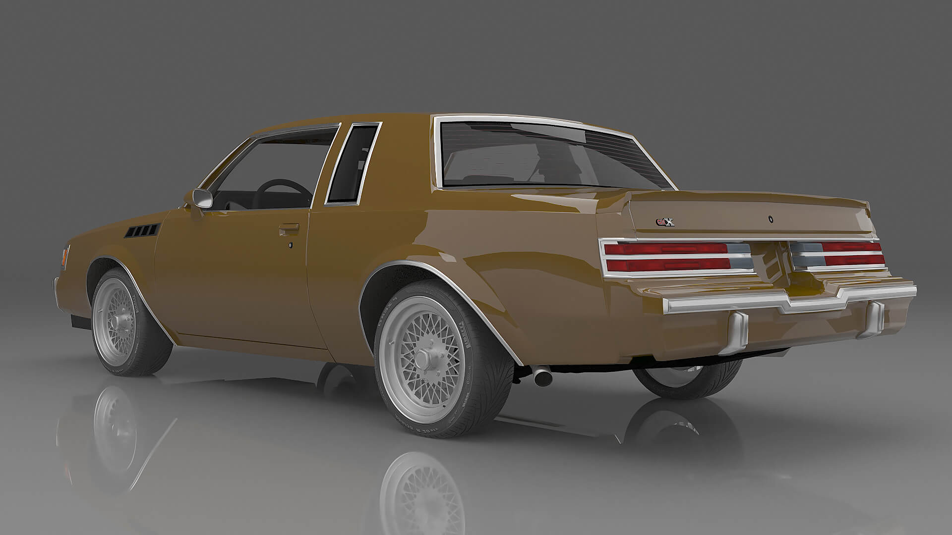 1987 Buick Regal Gnx - 3D Model by msasdt