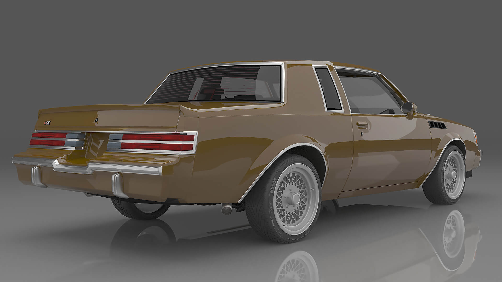 1987 Buick Regal Gnx - 3D Model by msasdt