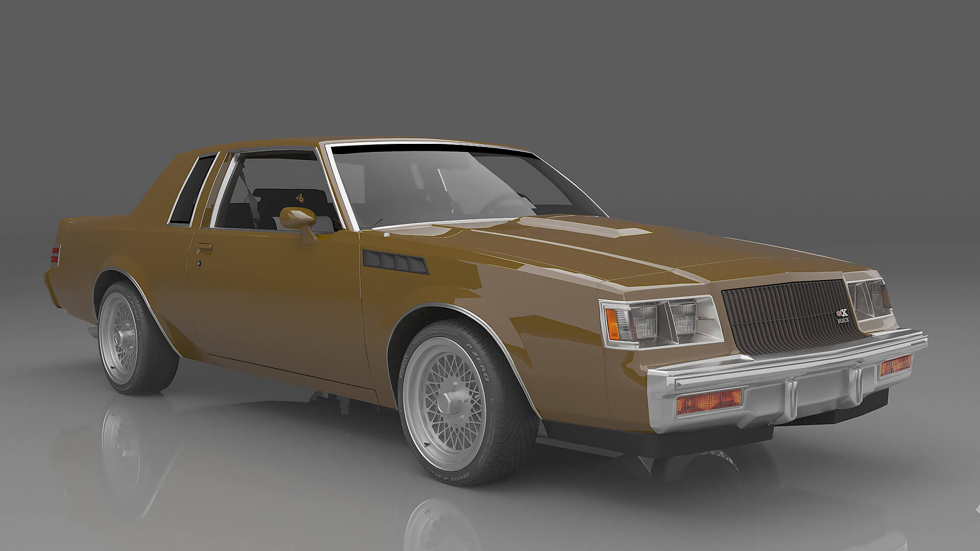 1987 Buick Regal Gnx - 3D Model by msasdt