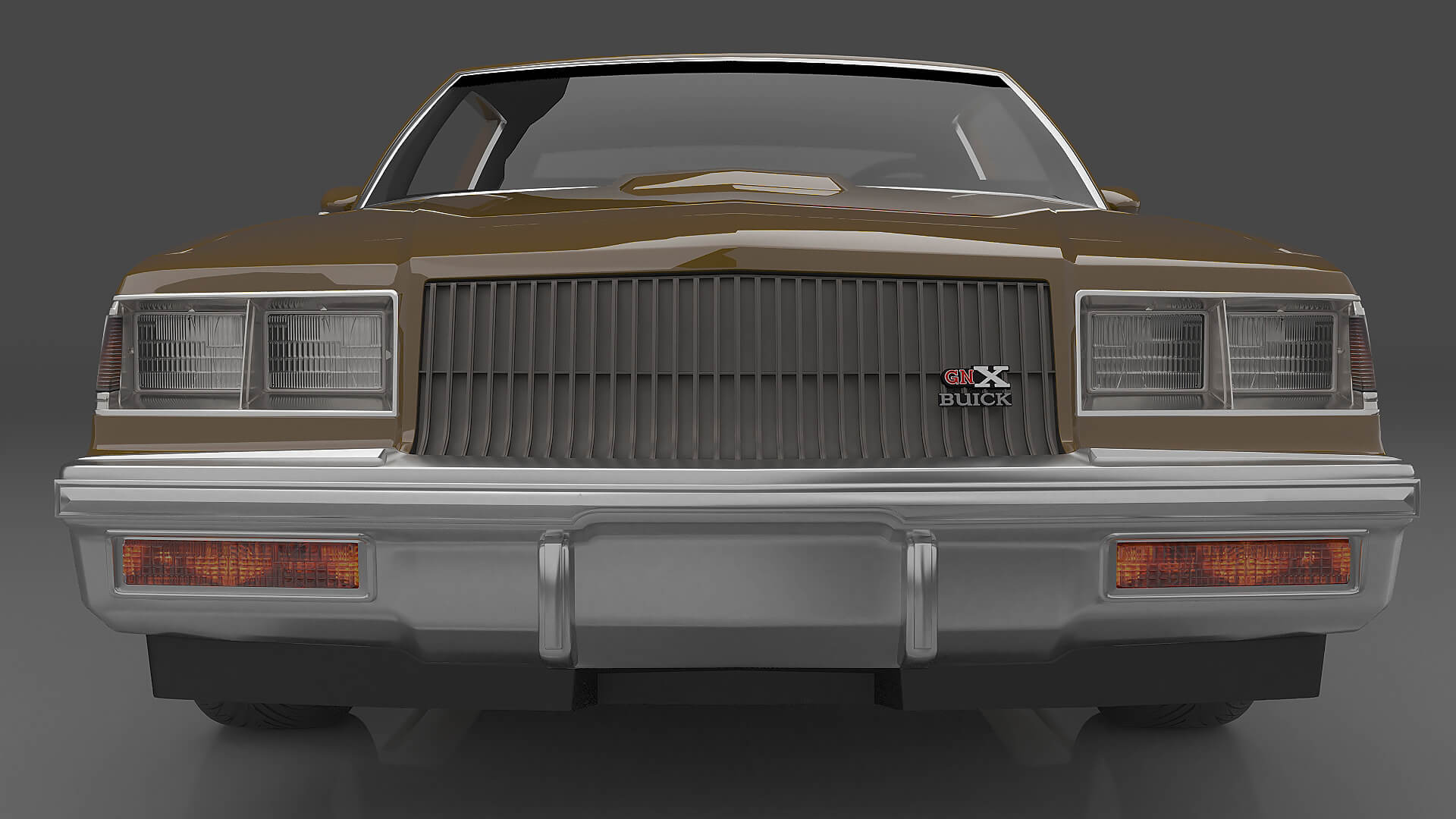 1987 Buick Regal Gnx - 3D Model by msasdt
