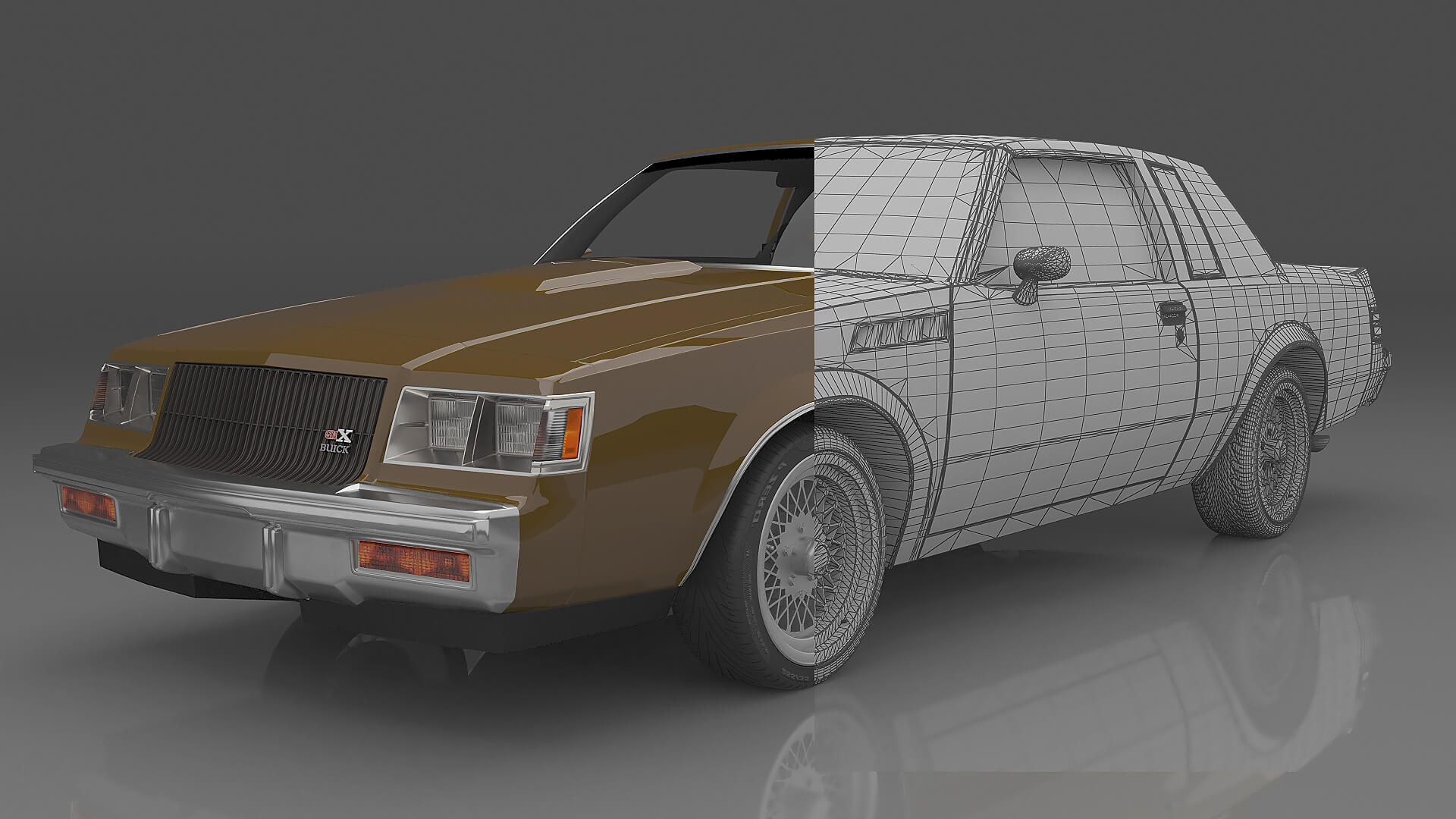 1987 Buick Regal Gnx - 3D Model by msasdt