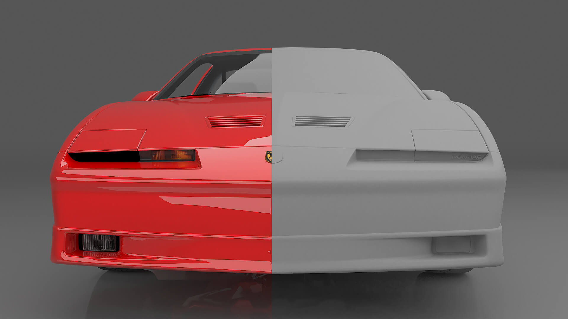 1987 Pontiac Firebird Trans Am GTA - 3D Model by msasdt
