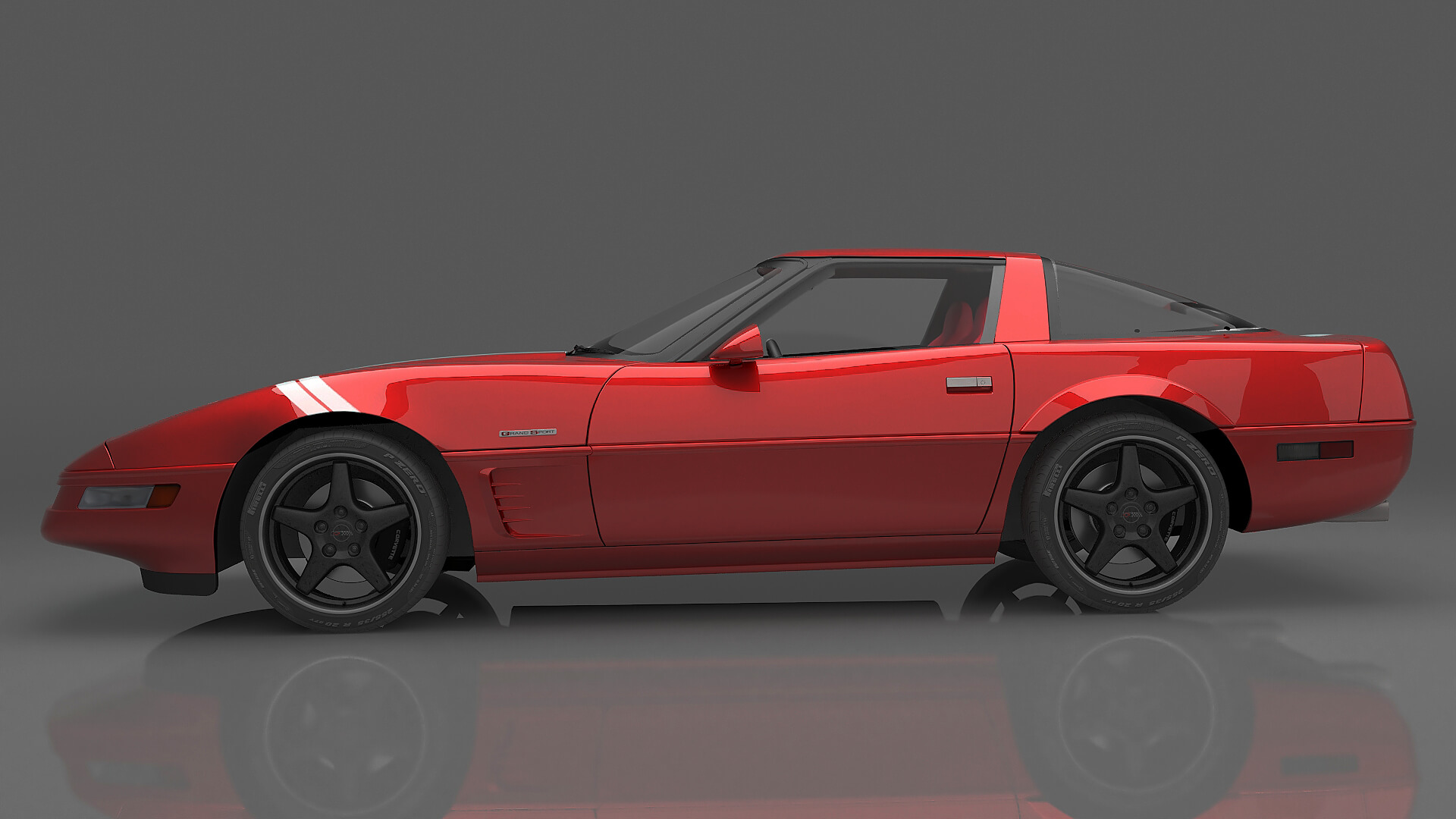 1996 Chevrolet Corvette Grand Sport - 3D Model by msasdt