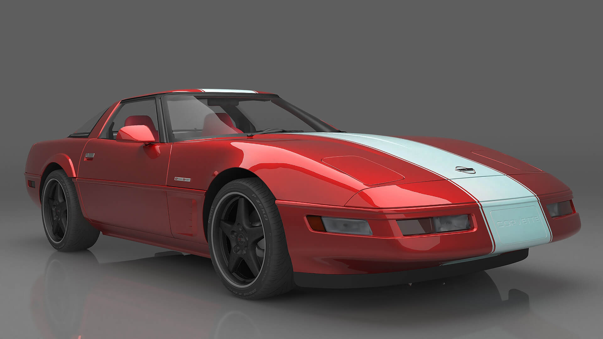 1996 Chevrolet Corvette Grand Sport - 3D Model by msasdt
