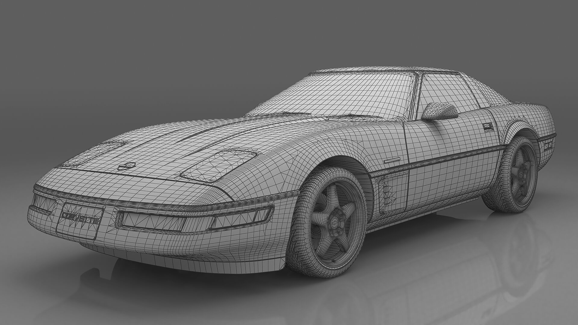 1996 Chevrolet Corvette Grand Sport - 3D Model by msasdt