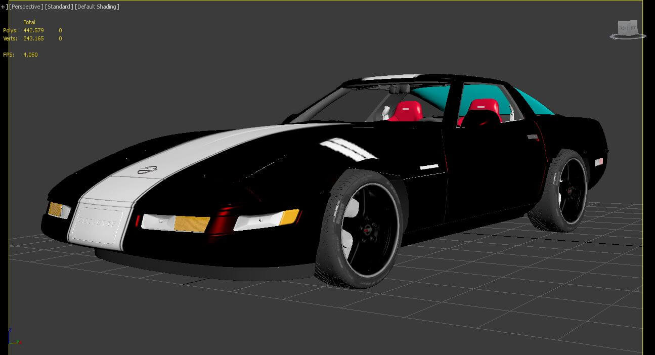 1996 Chevrolet Corvette Grand Sport - 3D Model by msasdt