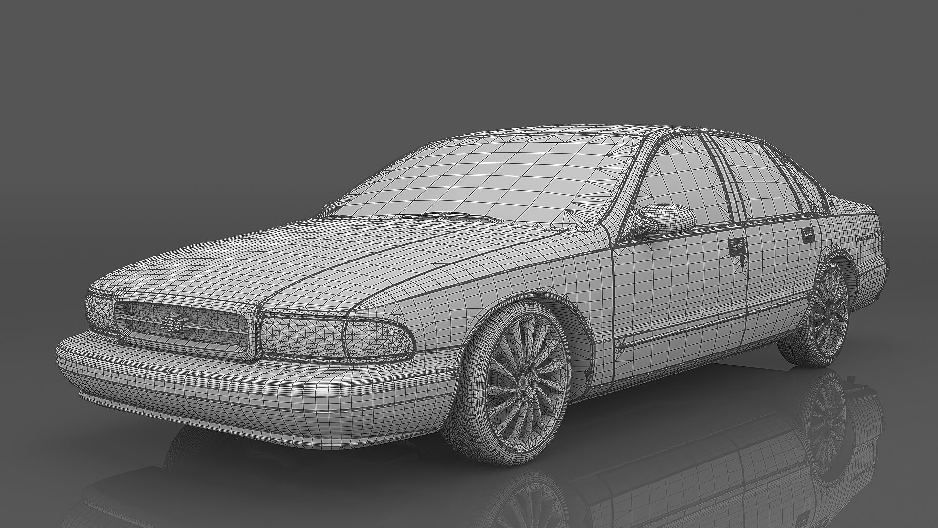 1996 Chevrolet Impala SS - 3D Model by msasdt